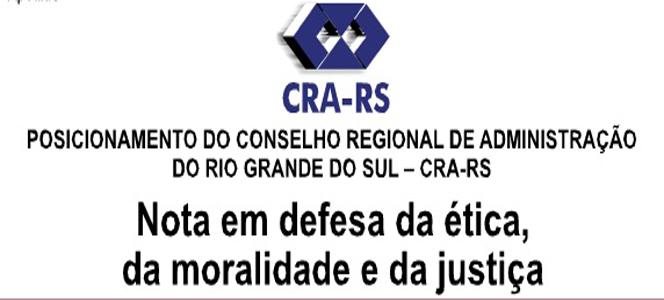 POSICIONAMENTO CRA-RS - Notícias - CRA-RS