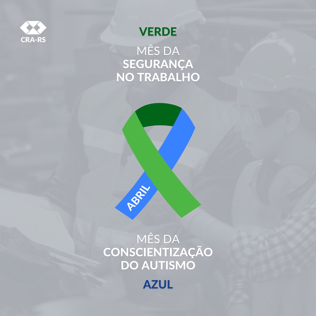 CRA-RS apoia: campanha Abril Azul e Verde - Notícias - CRA-RS